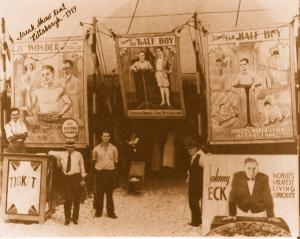 Side show ....1919 - Traveling Carnival History, American Circus ...