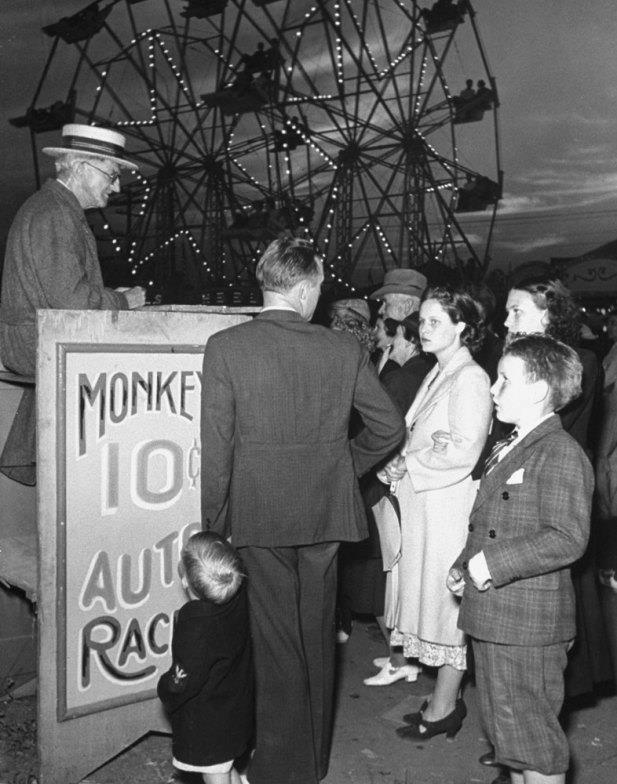 Monkey auto races.. - Traveling Carnival History, American Circus ...