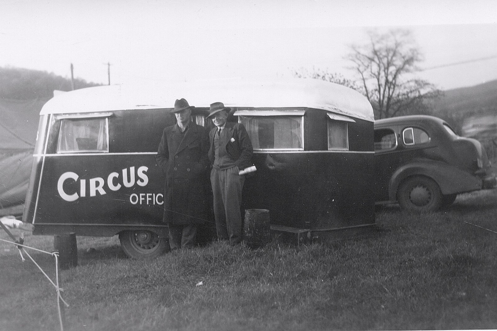 West's World Wonder Shows setting up the Merry Go Round ..early 1930's ...